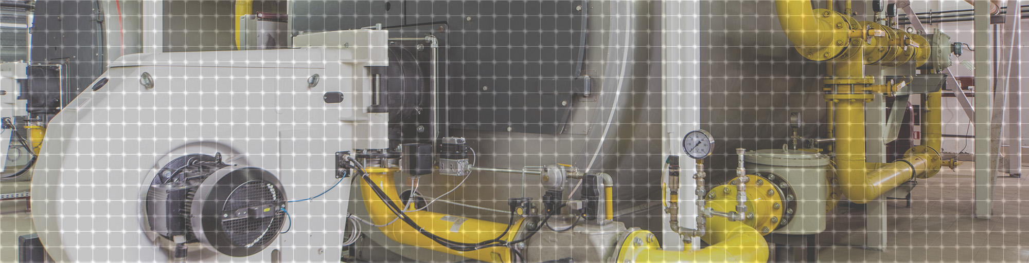 interior gas boiler room with large boilers and burners - Saskatoon ...